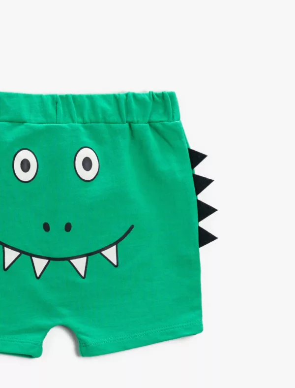 KOTON KIDS GREEN SCARY BUM SHORTS - Debrasgrace
