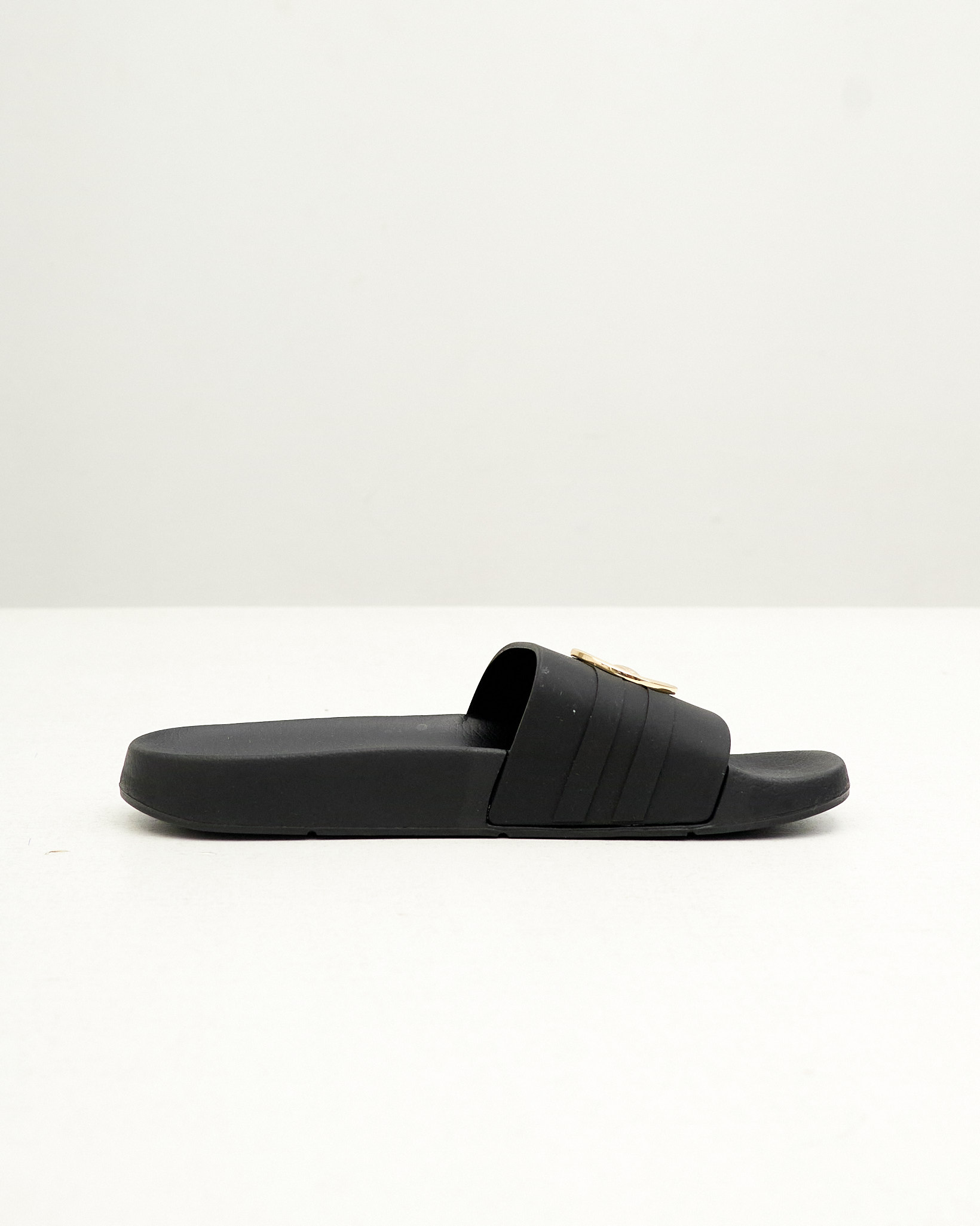 CK BLACK GOLD BUCKLE HARDWARE SLIDE - Debrasgrace