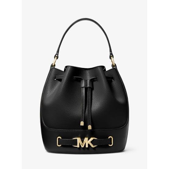 MICHAEL KORS REED BLACK BUCKET BAG Debrasgrace