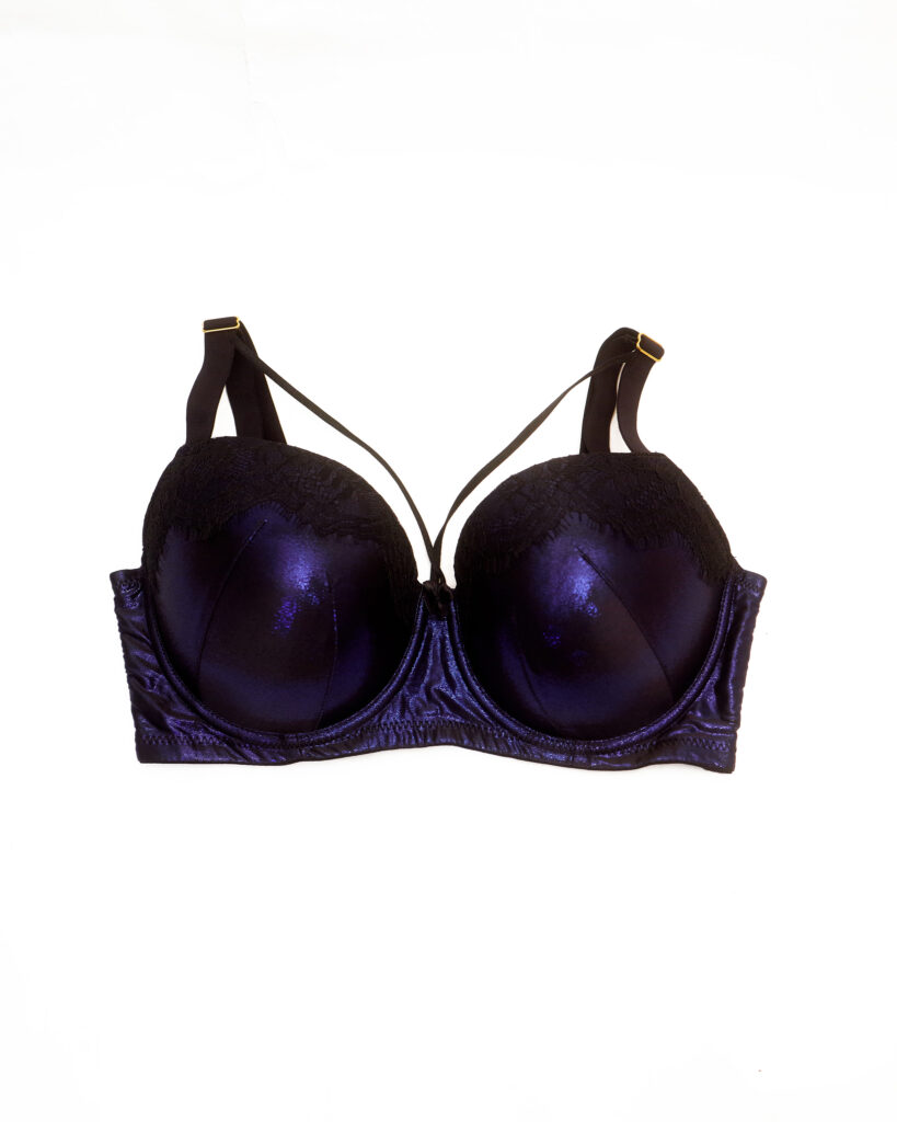 UK INDIGO LUMINOUS CHANTILLY INSERT BALCONY BRA - Debrasgrace